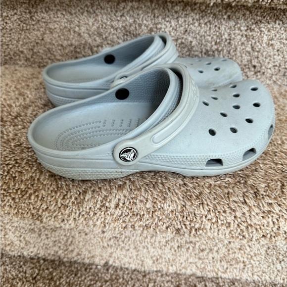 CROCS | Shoes | Crocs Womens Gray Crocs Clogs | Poshmark